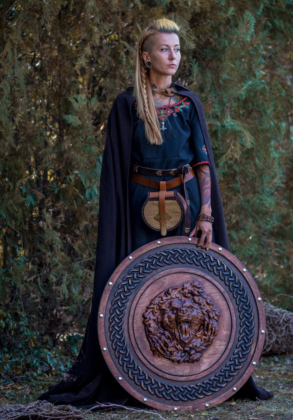 Beautiful Viking Shield | Handcrafted Viking Shields - vikingshields